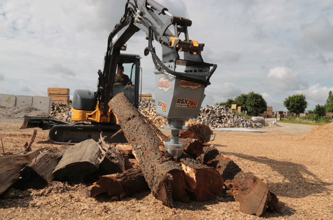 Baumalight Excavator Wood Splitting Solutions