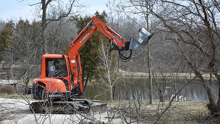 Rotating Tree Saw for Excavator|DXA530- Baumalight